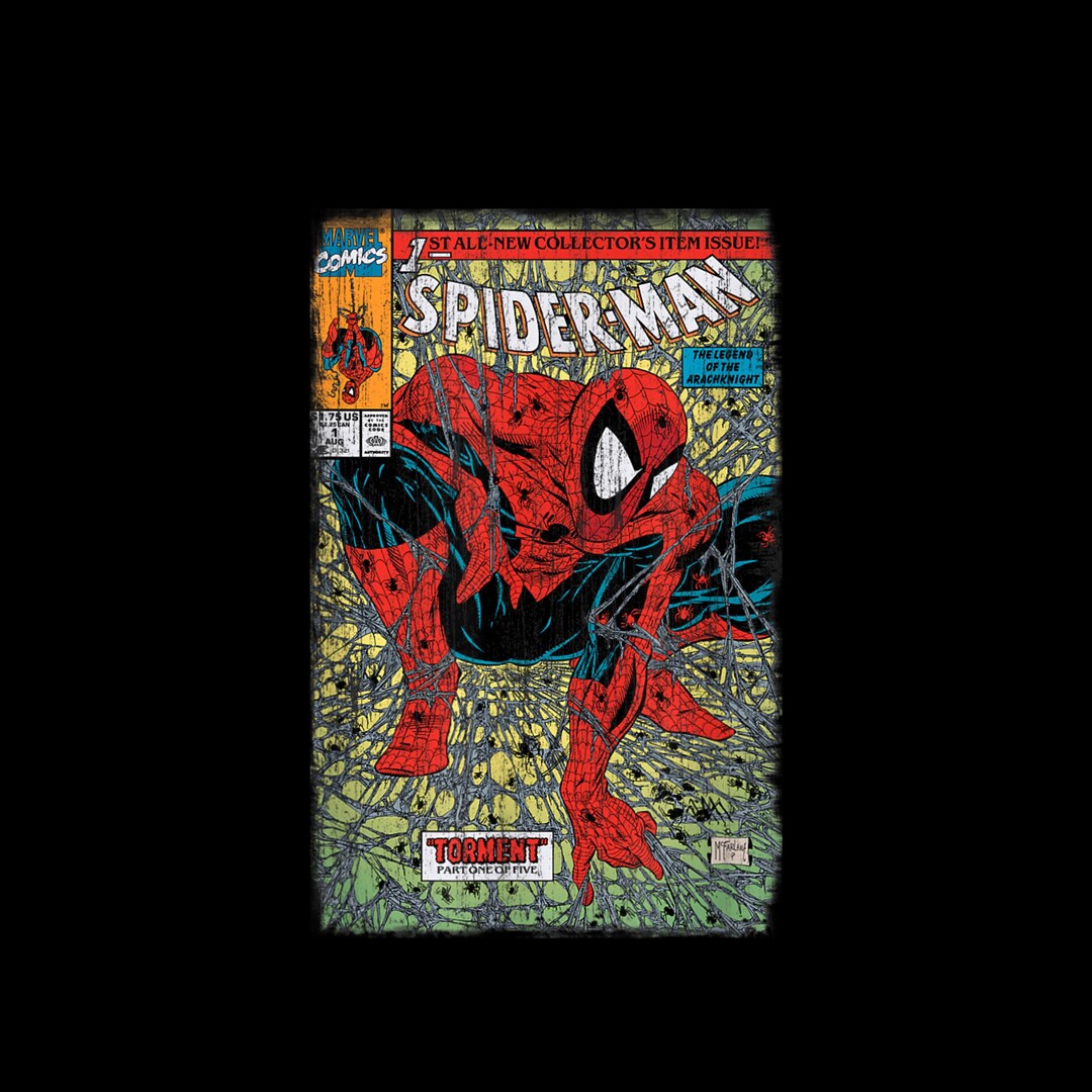 Spider-man Torment Distressed PNG – Dark Grunge Comic Style Superhero ...