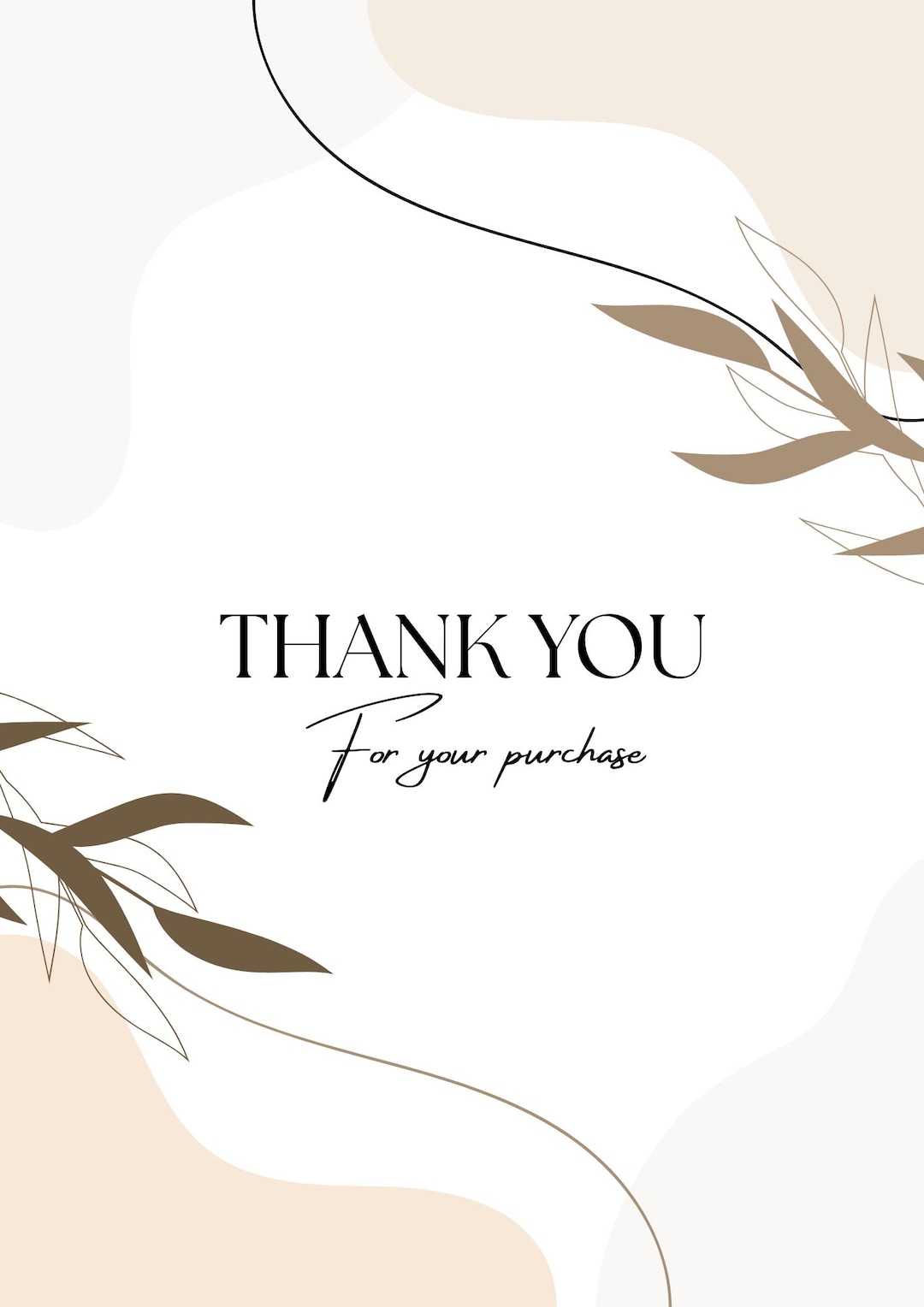 Minimalist Digital Page Border | Natural Elegant Printable for Planners ...