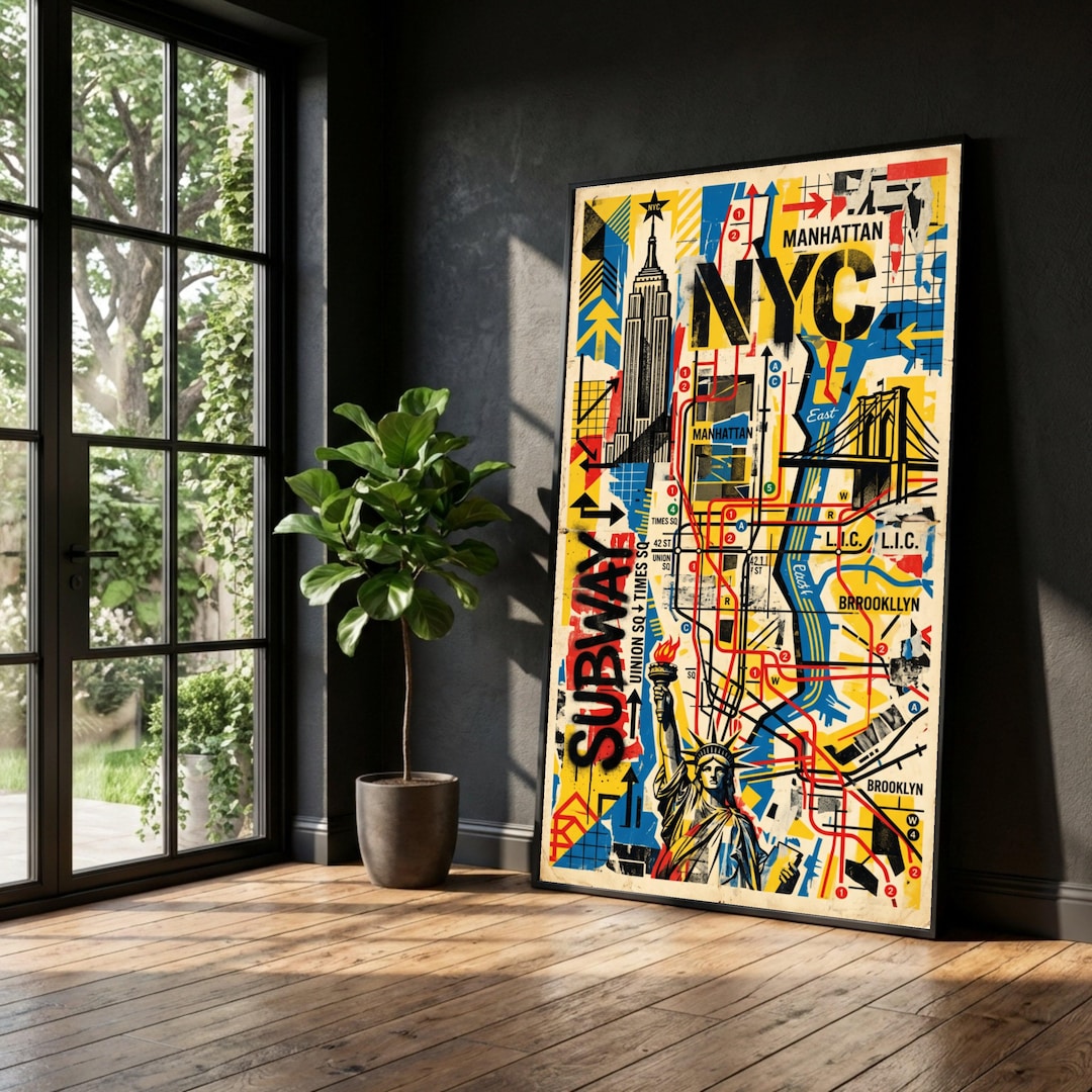 Nyc Subway Map Art