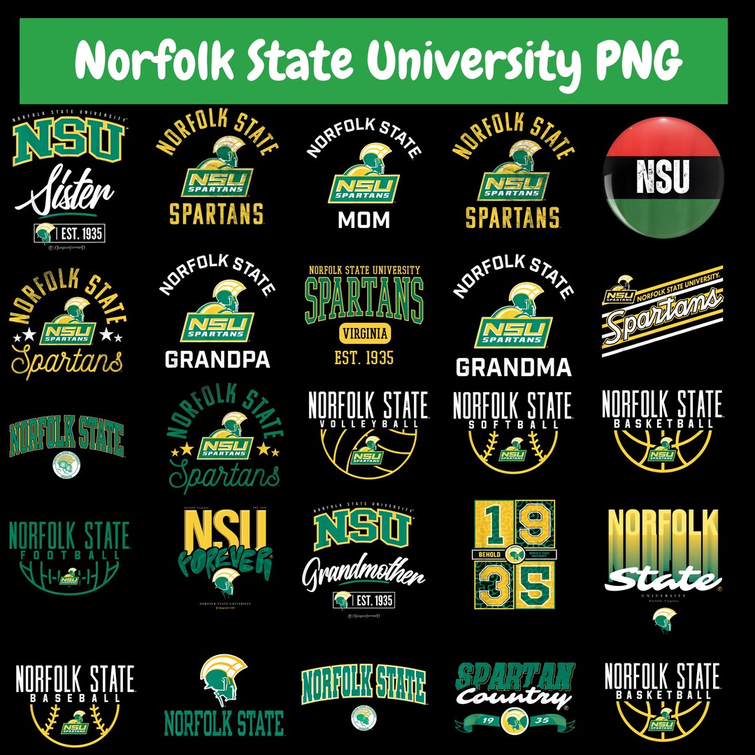 Norfolk State Spartans PNG Bundle | NSU College Designs (digital ...