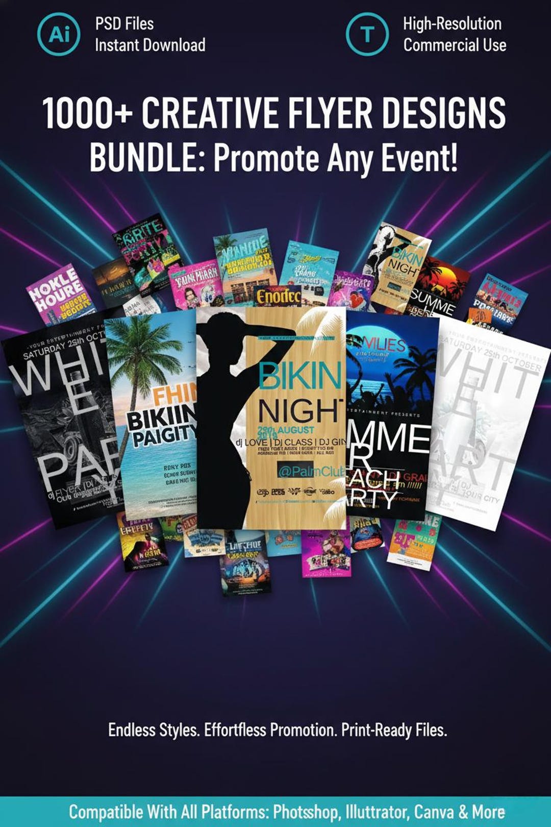 1000+ Flyer Templates | PSD & AI Editable Designs (commercial Use) - Etsy