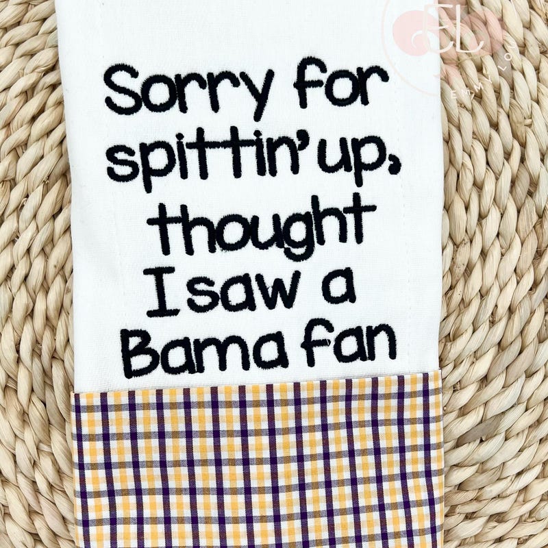 Custom Bib and Spit Rag - Etsy