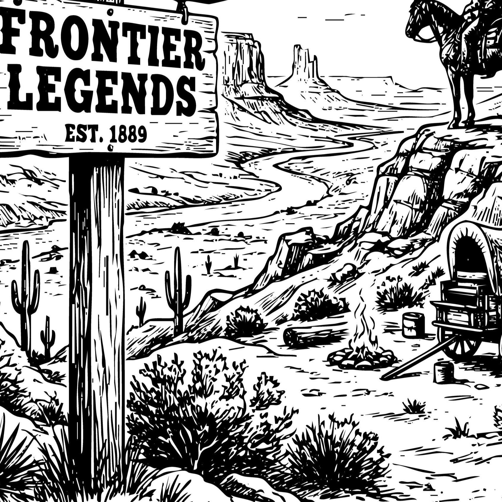 Western Frontier Legends SVG | Rustic Desert Engraving Design for ...