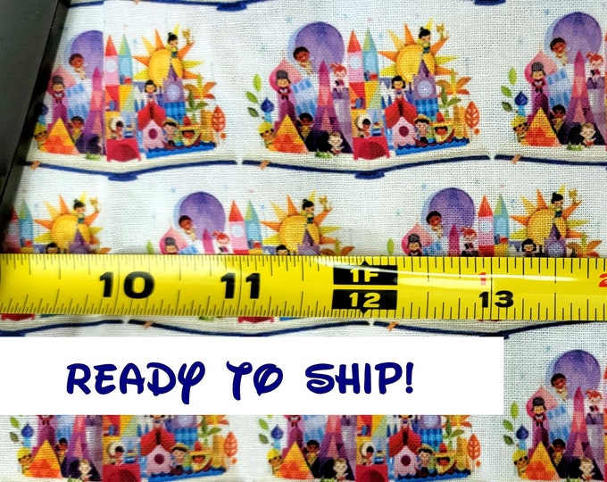 It's a Small World Fabric Mary Blair Design Kids of the World Dolls ...