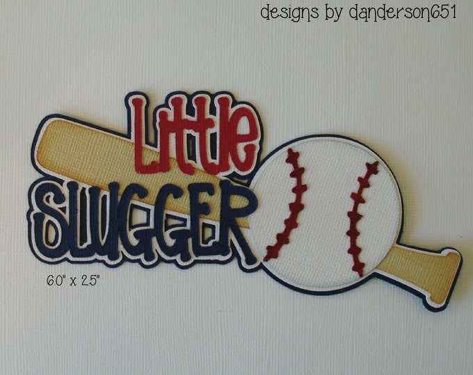 Baseball Sports Outdoors Summer Girl Boy Kids Pre-made Paper Piecing ...