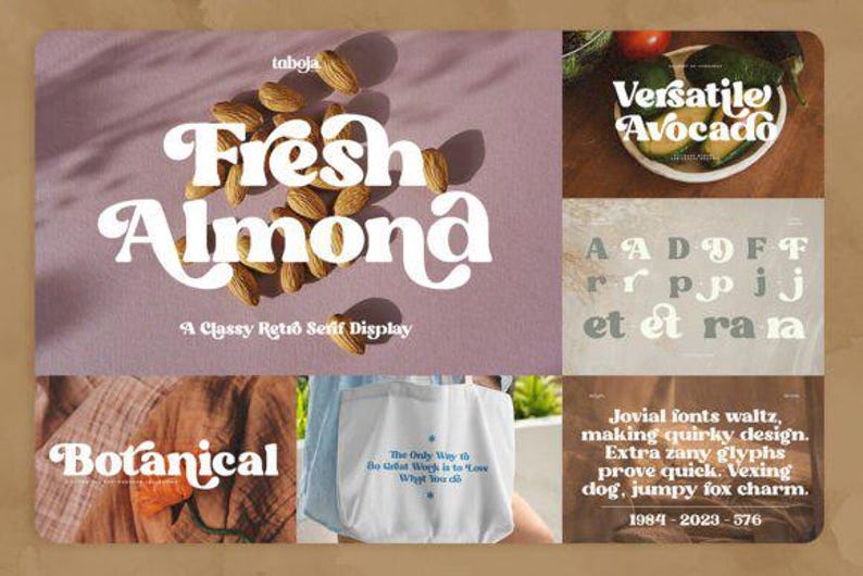Retro Fonts Collection: Y2K, 70s, 80s Serif Script Typeface Bundle ...