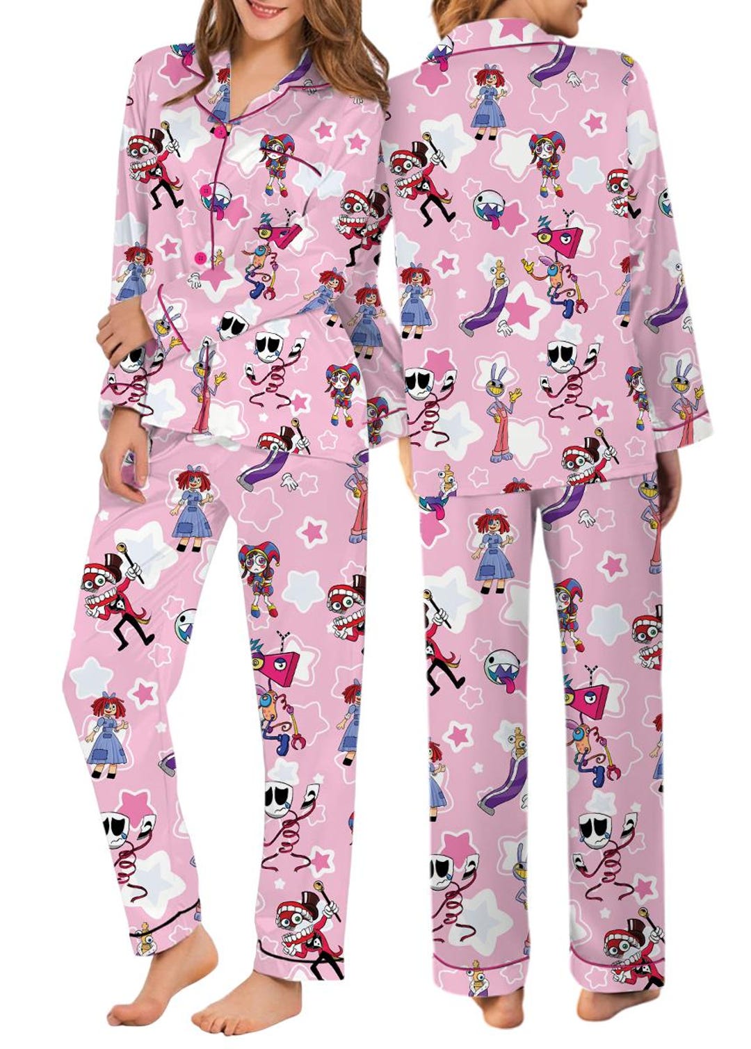 The Amazing Digital Circus Set Pajamas Long - Etsy Australia