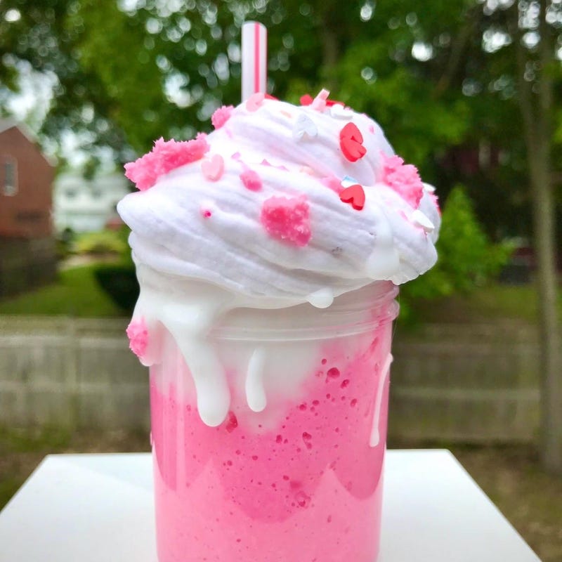 Pink Scented Slime Kit - Etsy