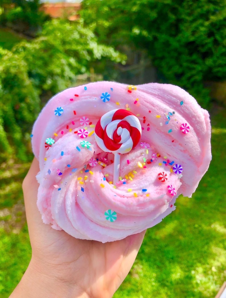 NEW Peppermint Cloud Slime, Long & Soft Drizzles, Super Fluffy Slime ...