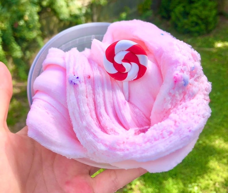 NEW Peppermint Cloud Slime, Long & Soft Drizzles, Super Fluffy Slime ...
