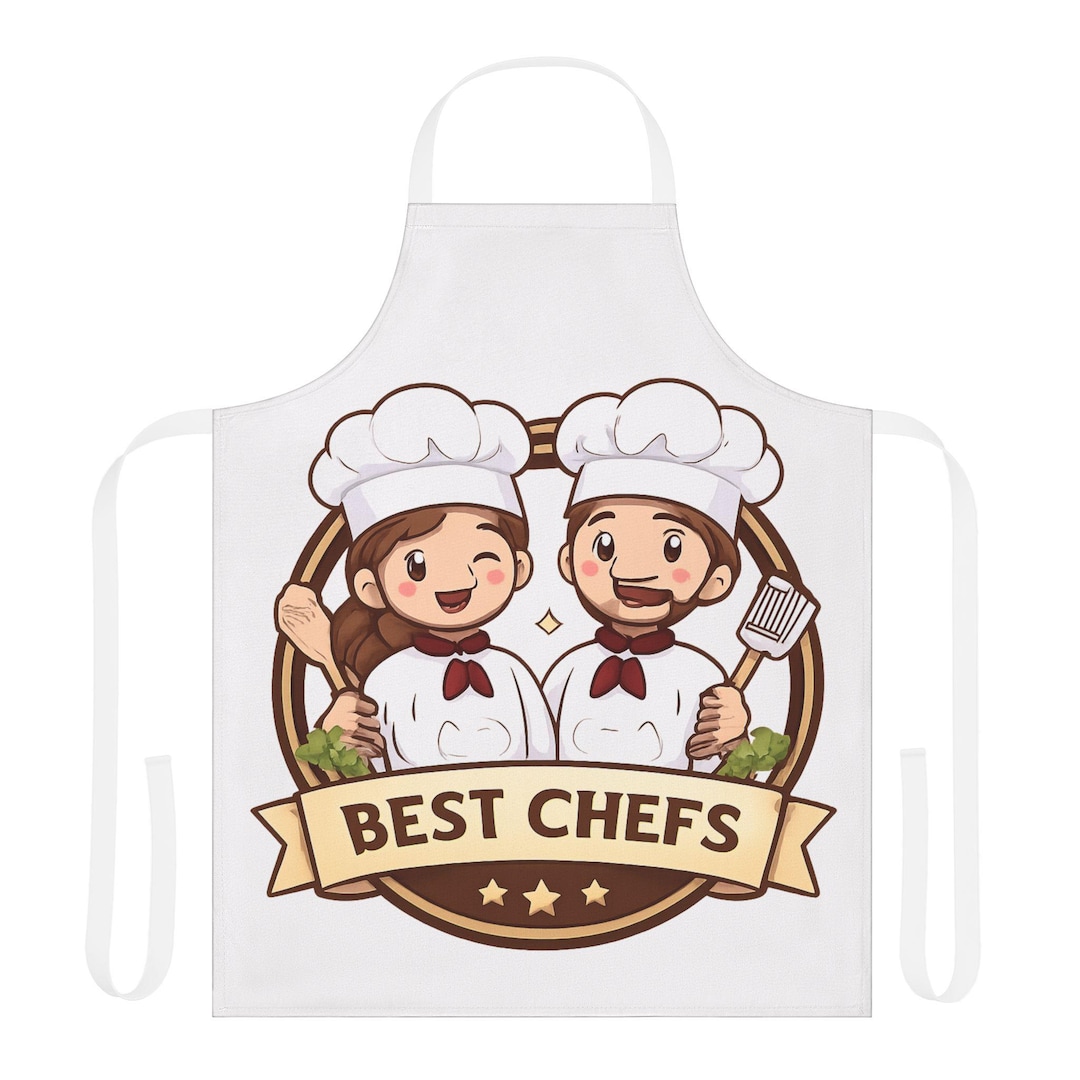 Best Chefs Cute Cartoon Apron Funny Cooking Gift for Home Cooks & Chefs ...