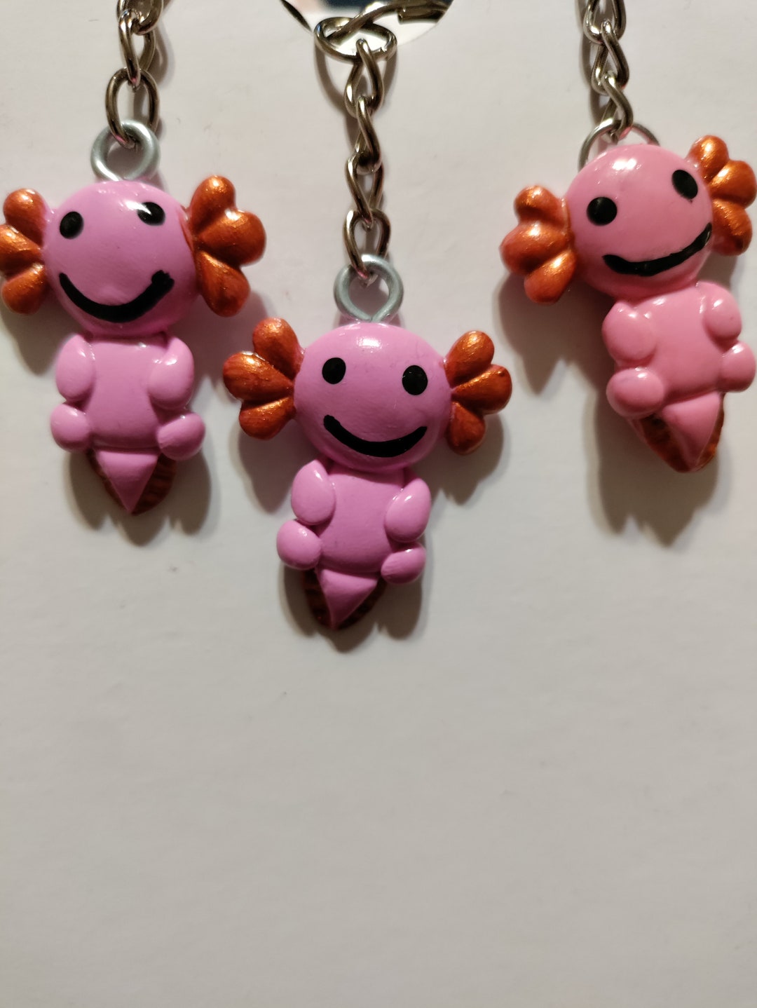 Axolotl Key Chain - Etsy