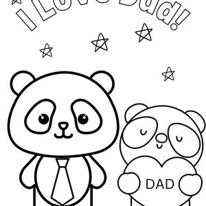 Father's Day Coloring Page, Father's Day Printables, Father's Day ...