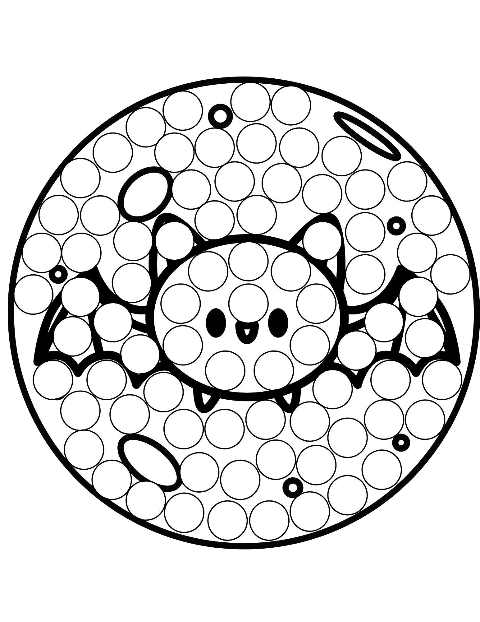 Halloween Dot Marker Coloring Pages, Halloween Dot Marker, Halloween Do ...