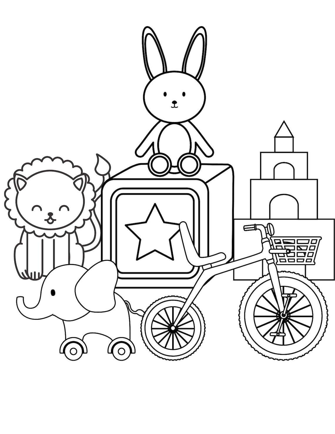 Toys Coloring Pages, Toys PDF, Toys Printables, Toys Coloring Pages ...
