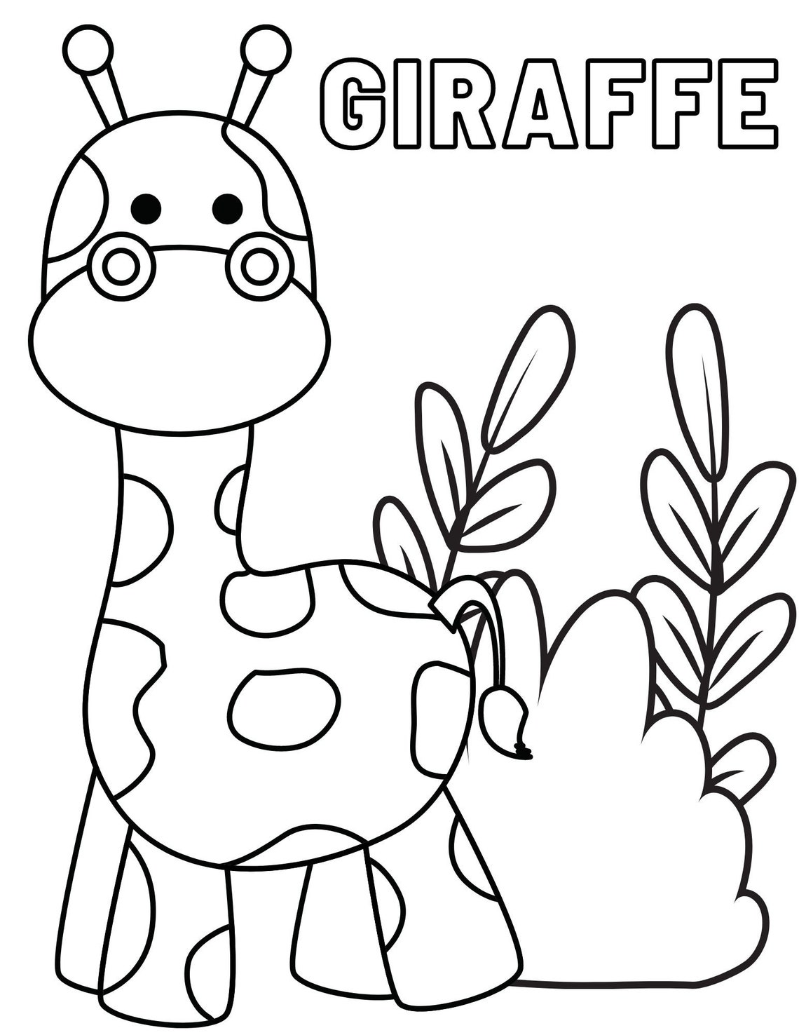 Animals Coloring Pages, PDF Coloring Animals Printables, Animals ...