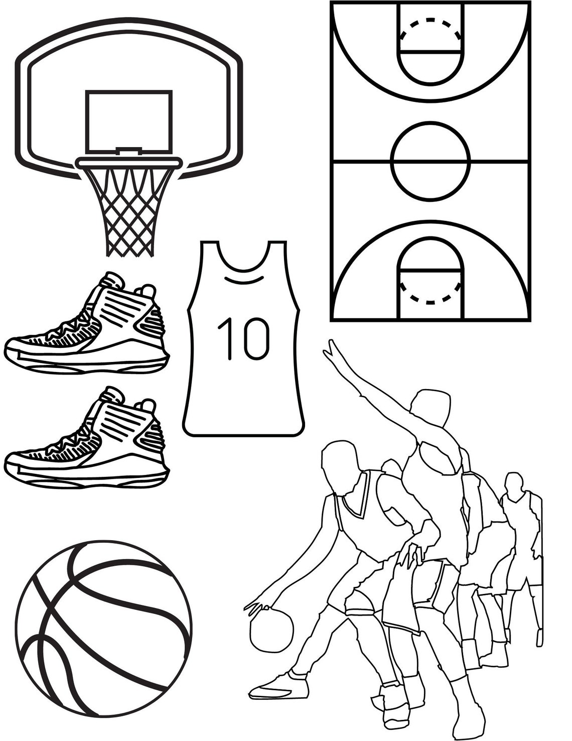 Sports Coloring Pages Sports PDF Sports Printables Sport - Etsy