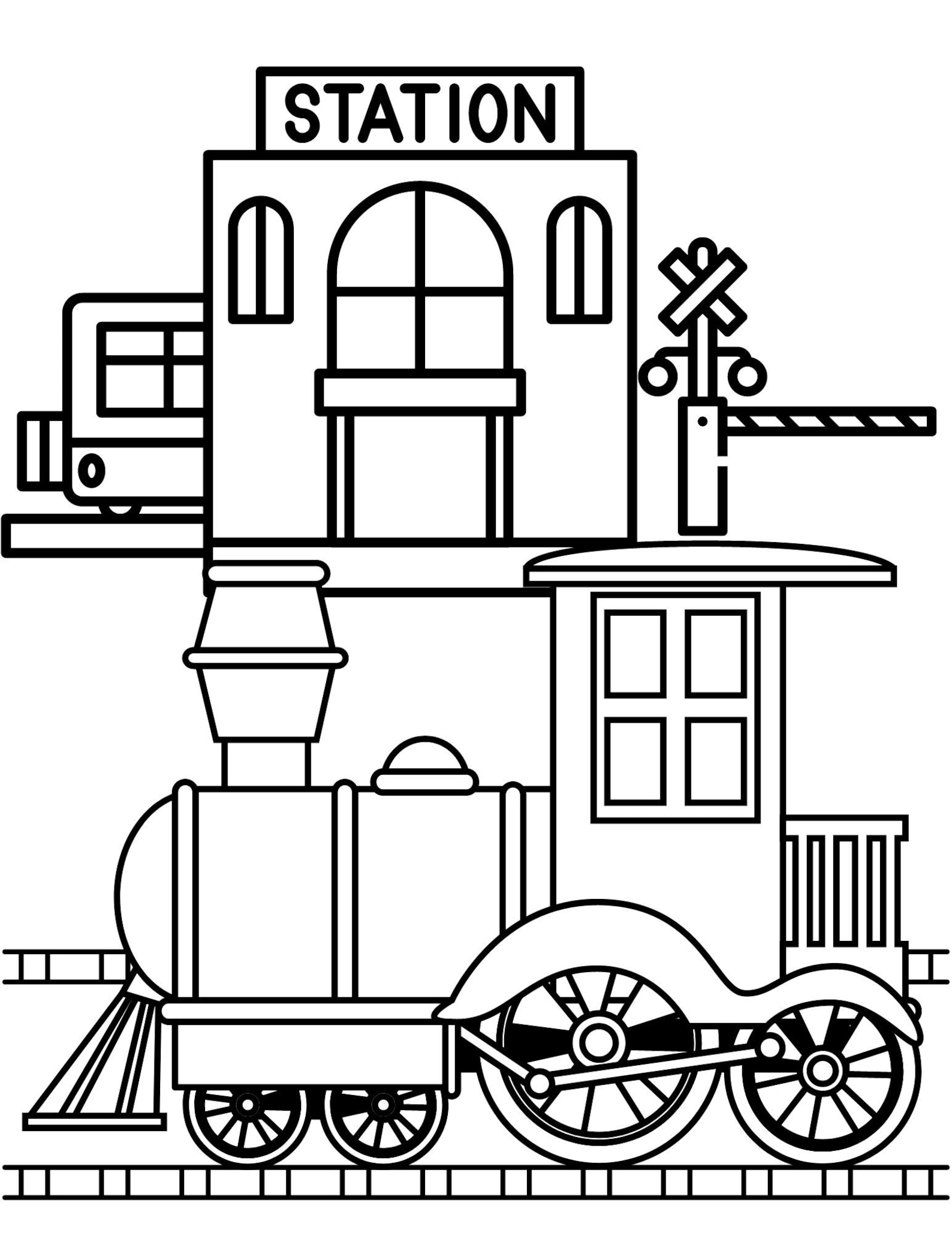 Trains Coloring Pages, Boys Coloring, Trains PDF, Trains Printables ...