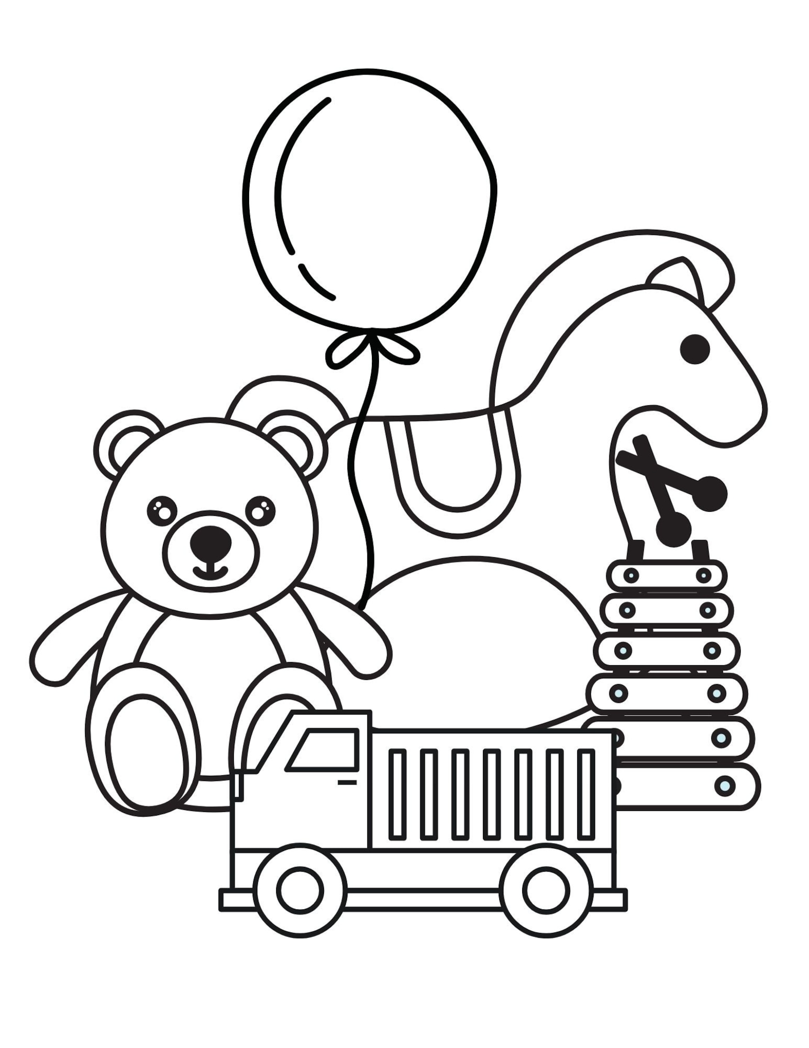 Toys Coloring Pages, Toys PDF, Toys Printables, Toys Coloring Pages ...