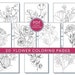 Flowers Coloring Pages, Flowers PDF Coloring Flowers Printables ...