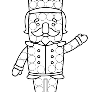 Christmas Dot Marker Coloring Pages, Do a Dot Christmas Painting ...