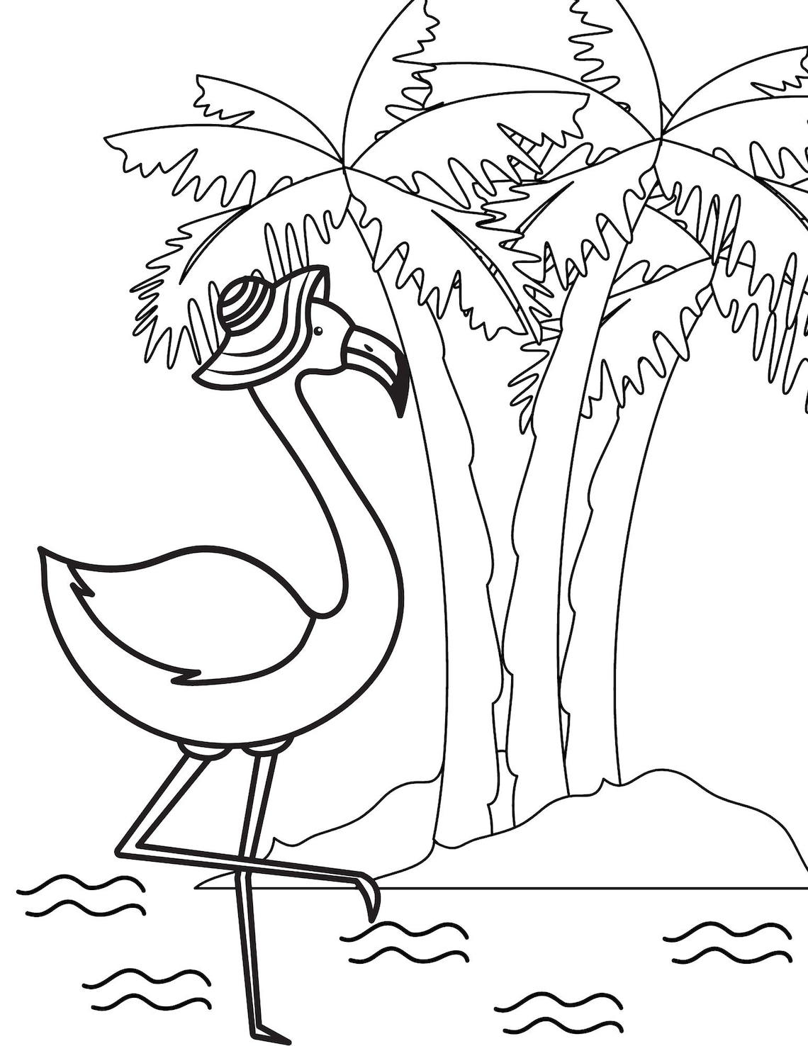 Flamingo Coloring Pages, Flamingo PDF, Flamingo Printables, Flamingo ...
