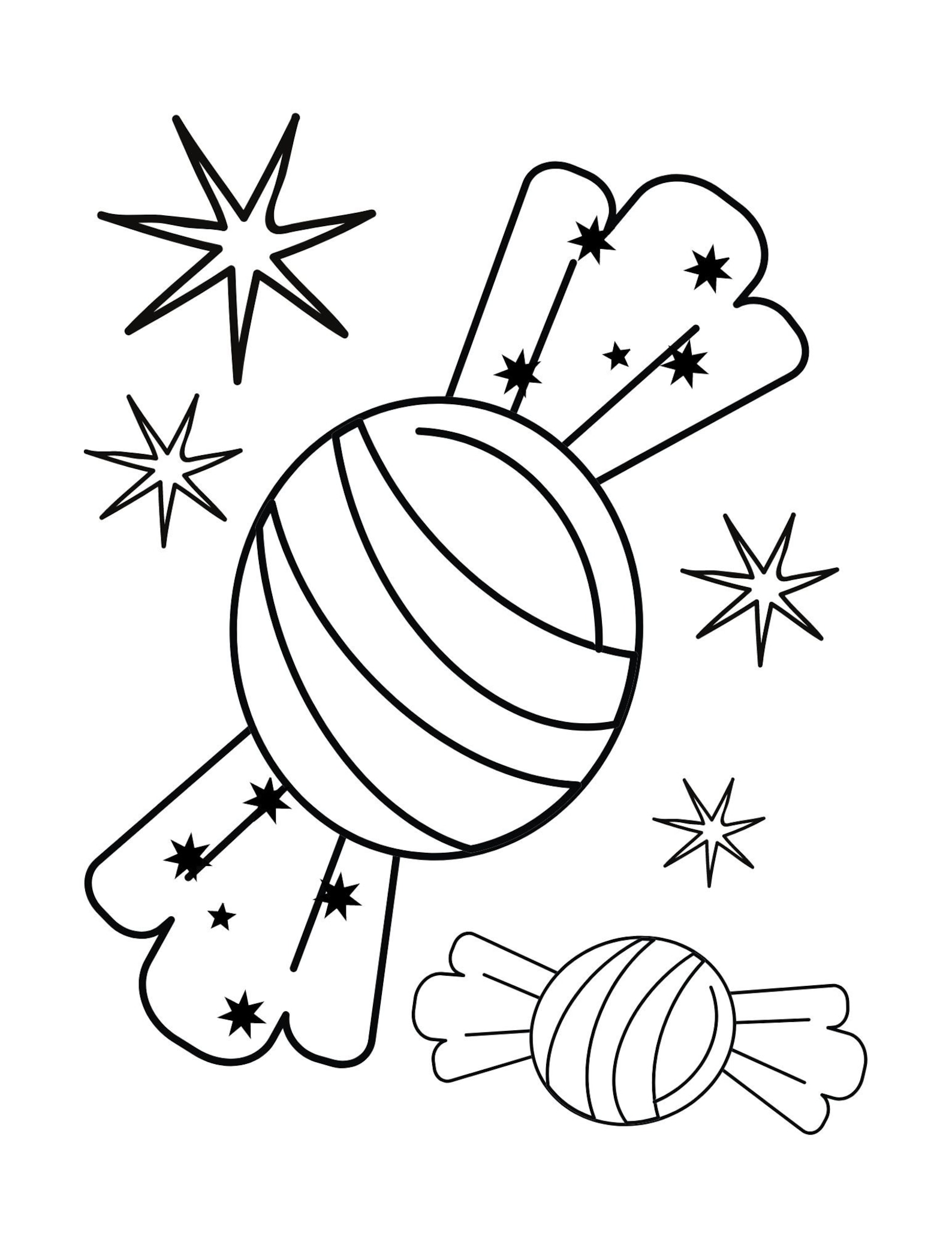 Sweets Coloring Pages for Kids Sweets Printable Coloring - Etsy
