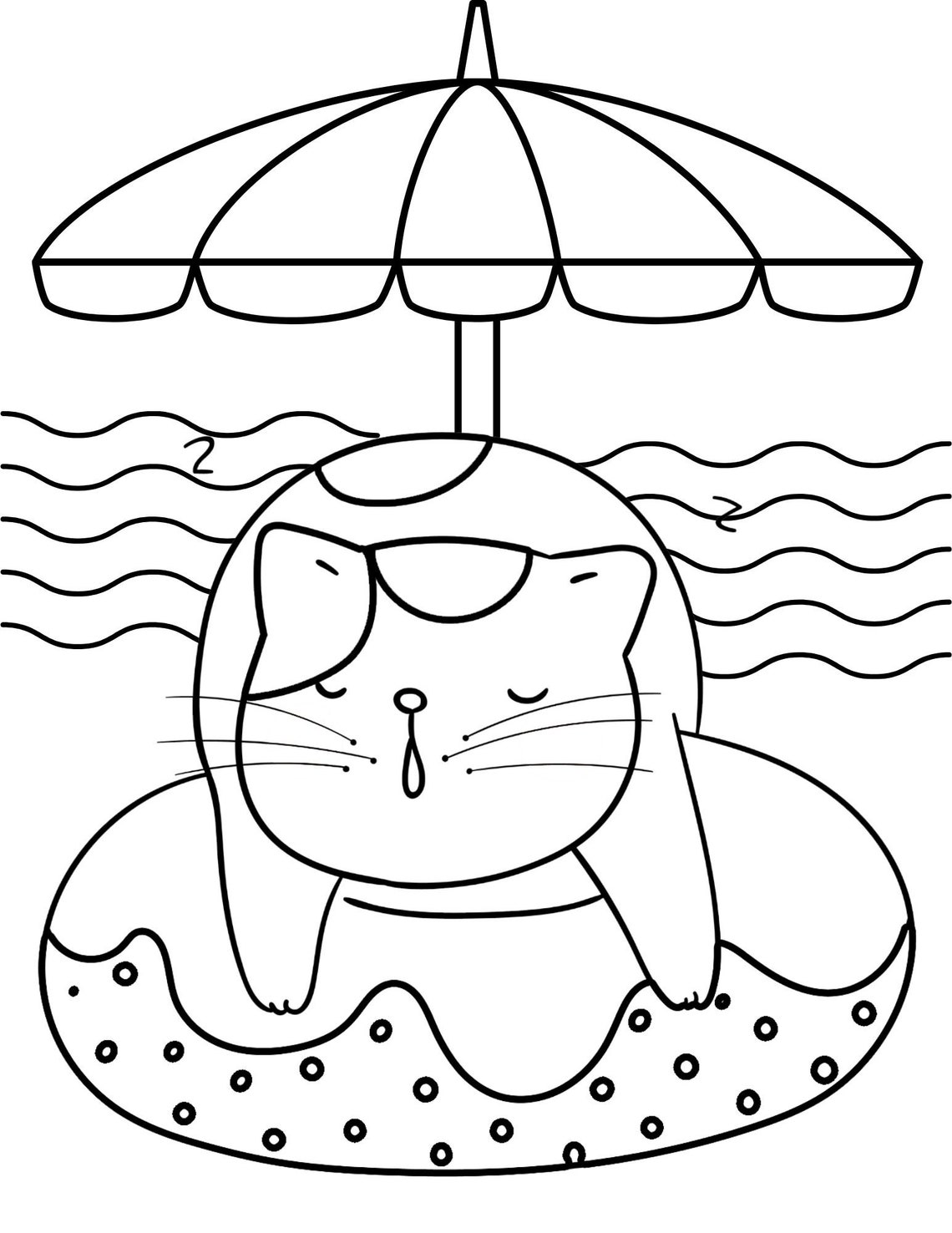Summer Coloring Pages Summer PDF Coloring Summer Printables - Etsy