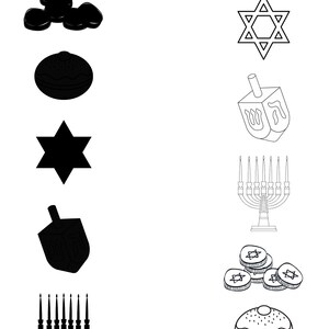Hanukkah Activity Pages, Hanukkah Worksheets, Hanukkah Kindergarten ...