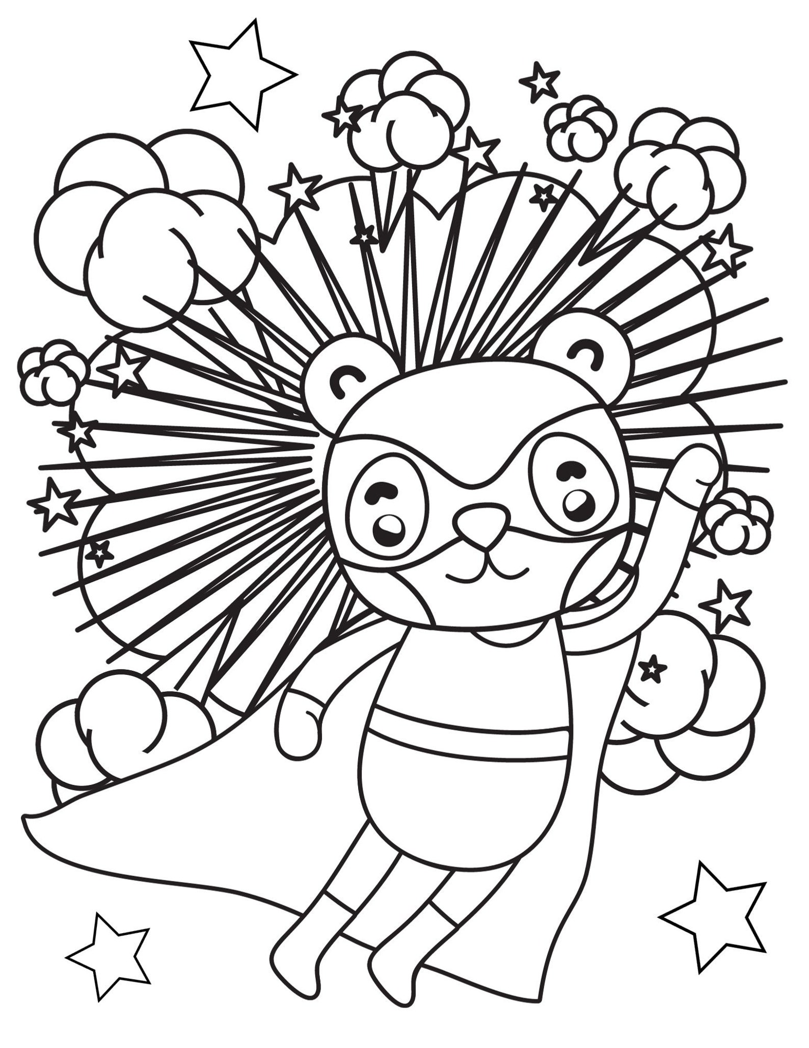 Superhero Coloring Pages, Superhero PDF, Superhero Printables, Super ...