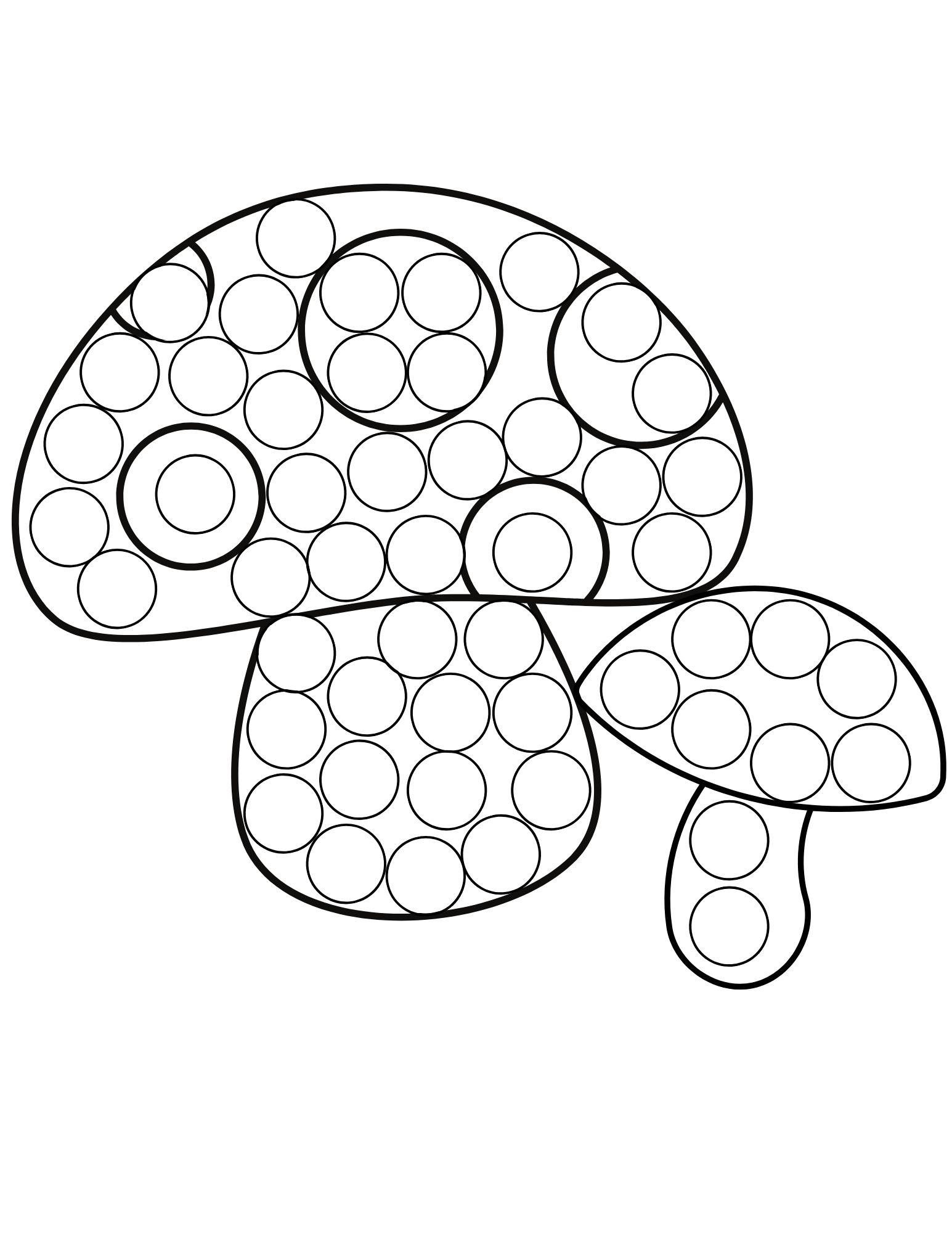 Fall Dot Marker Coloring Pages, Fall Printable, Fall Dot Coloring, Fall ...