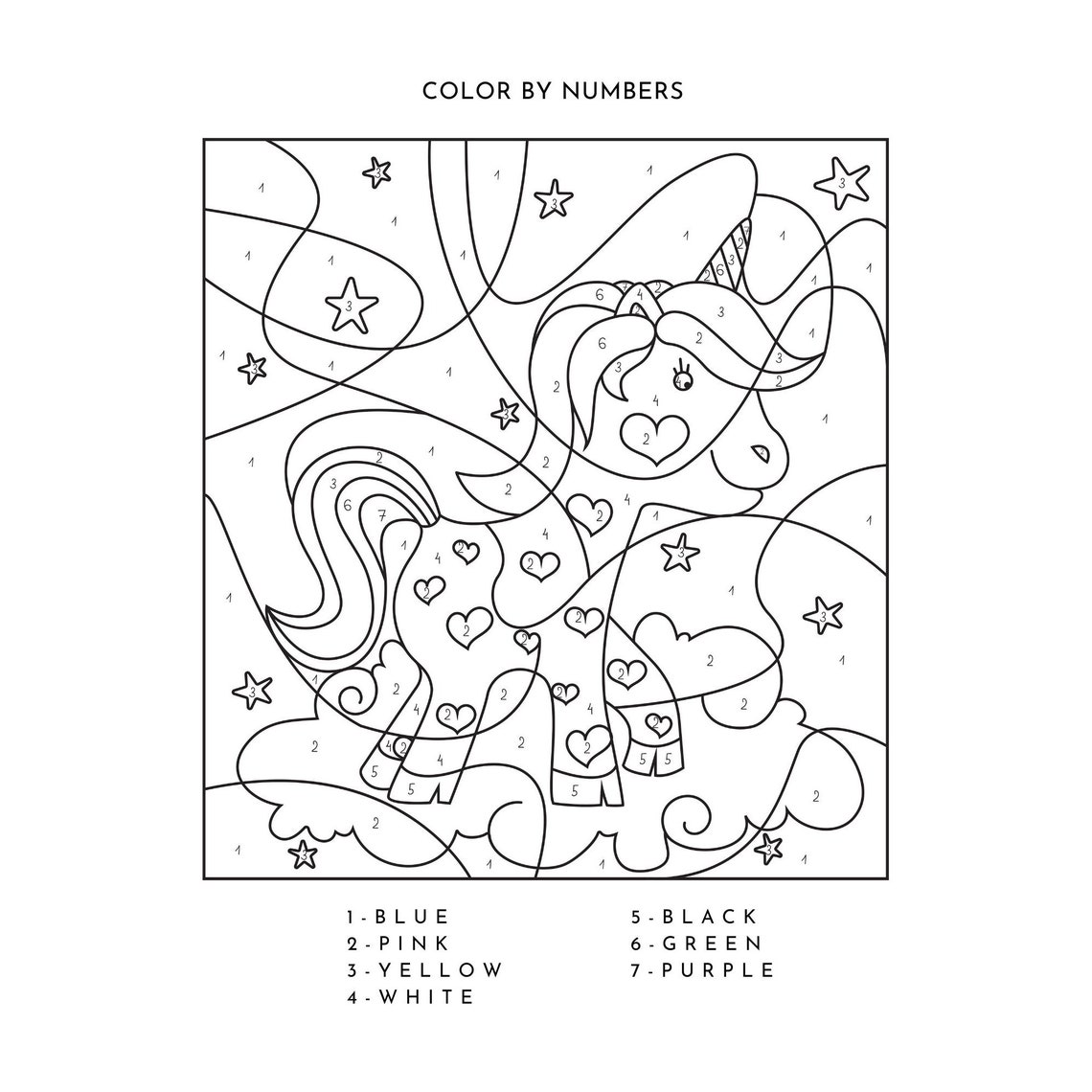 Unicorn Activity Pages, Unicorn Coloring, Mazes, Word Searches, Color ...