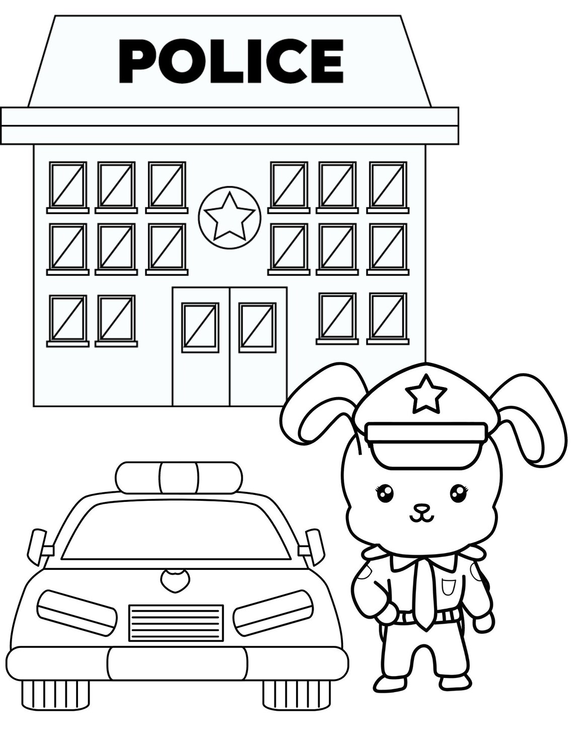 Professions Coloring Pages, Jobs Coloring Pages, Habbits Coloring Pages ...