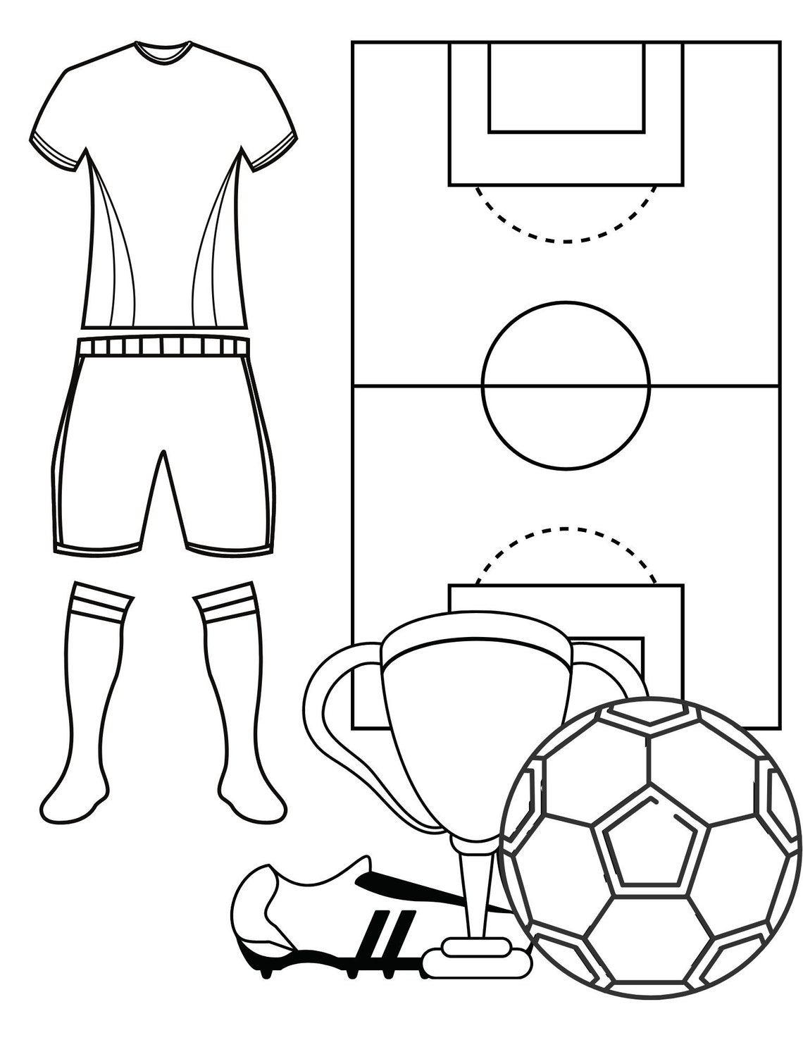 Soccer Coloring Pages, Soccer PDF, Soccer Printables, Soccer Coloring ...