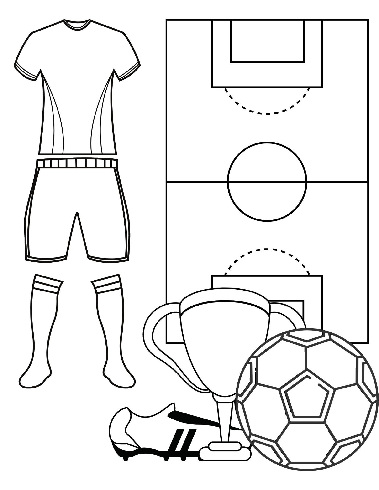 Soccer Coloring Pages, Soccer PDF, Soccer Printables, Soccer Coloring ...