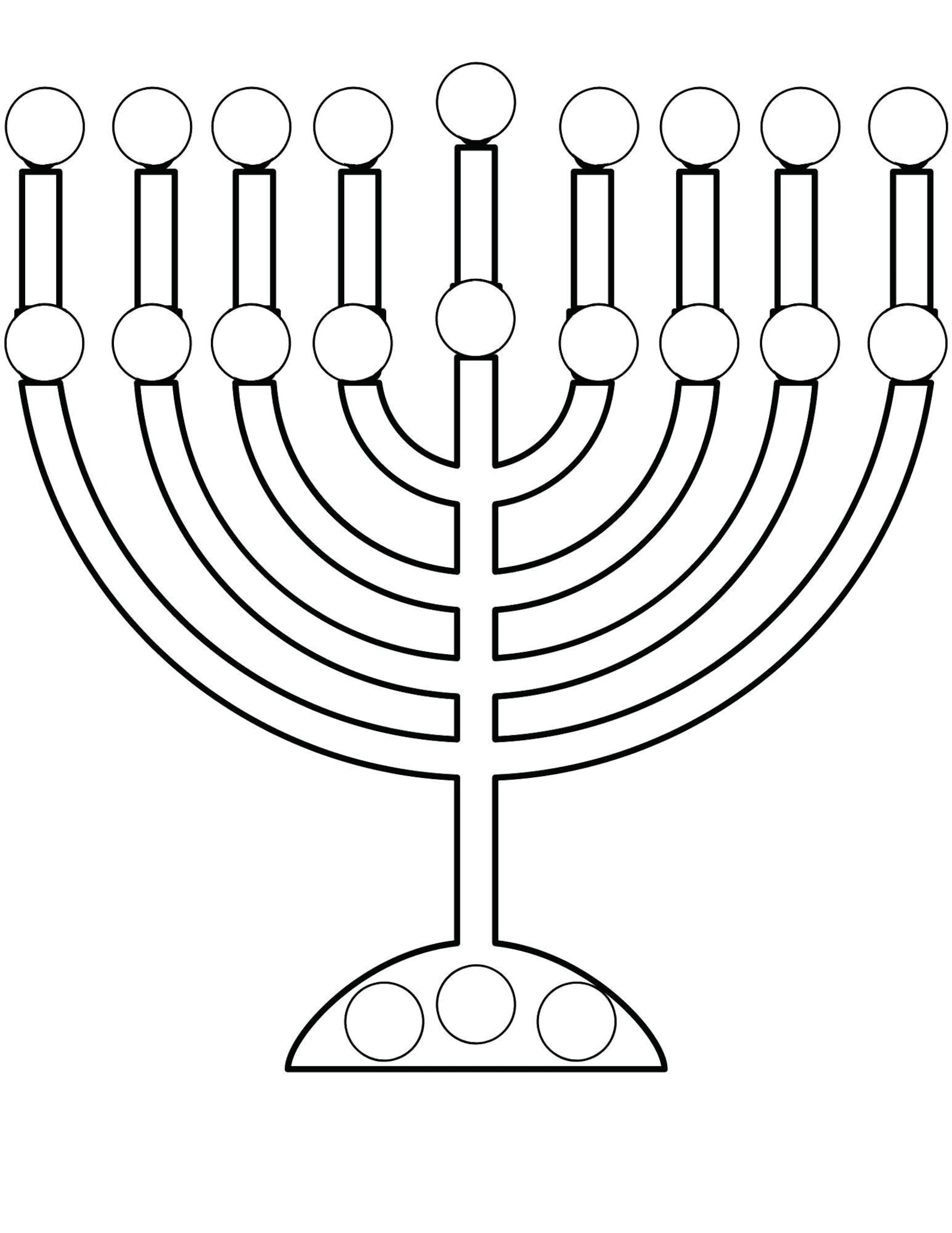 Hanukkah Dot Marker Coloring Pages, Hanukkah Do a Dot, Jewish Coloring ...