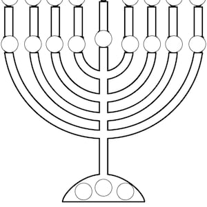 Hanukkah Dot Marker Coloring Pages, Hanukkah Do a Dot, Jewish Coloring ...