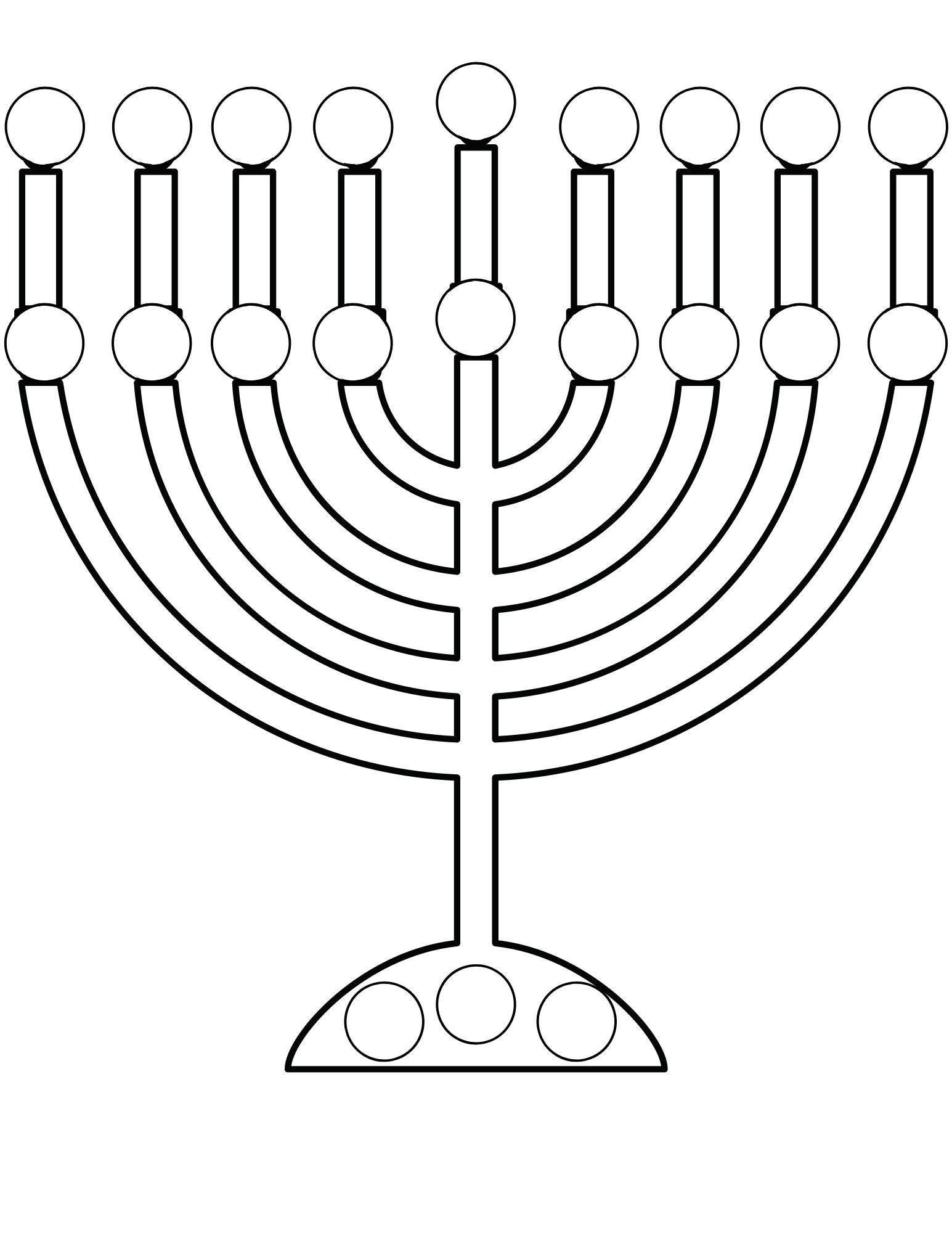 Hanukkah Dot Marker Coloring Pages, Hanukkah Do a Dot, Jewish Coloring ...