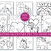 Unicorn Valentine's Day Coloring Pages, Valentines Printables ...