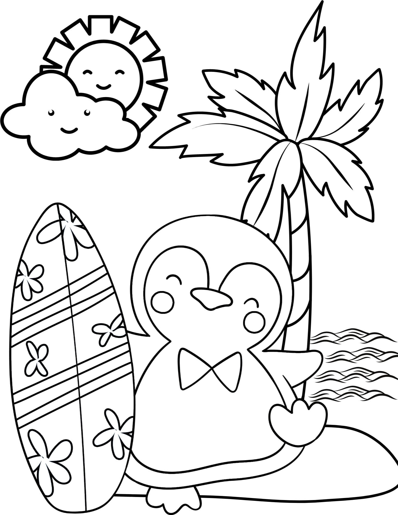 Summer Coloring Pages Summer PDF Coloring Summer Printables - Etsy Canada