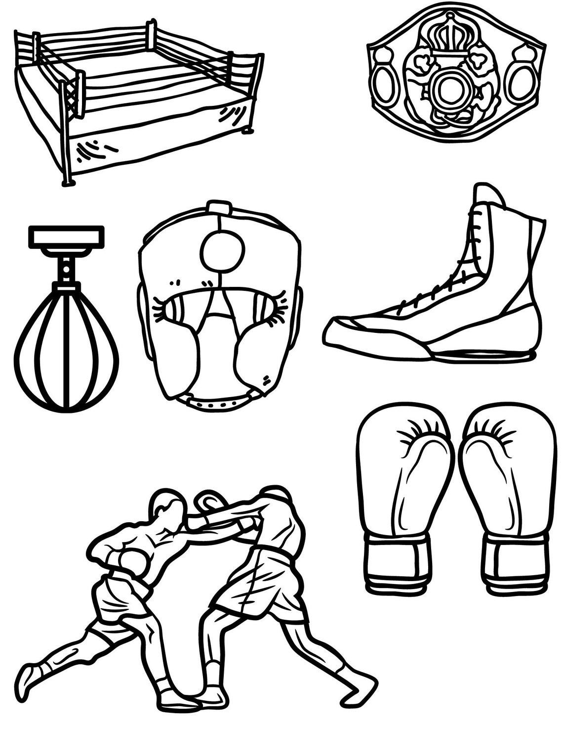 Sports Coloring Pages Sports PDF Sports Printables Sport - Etsy