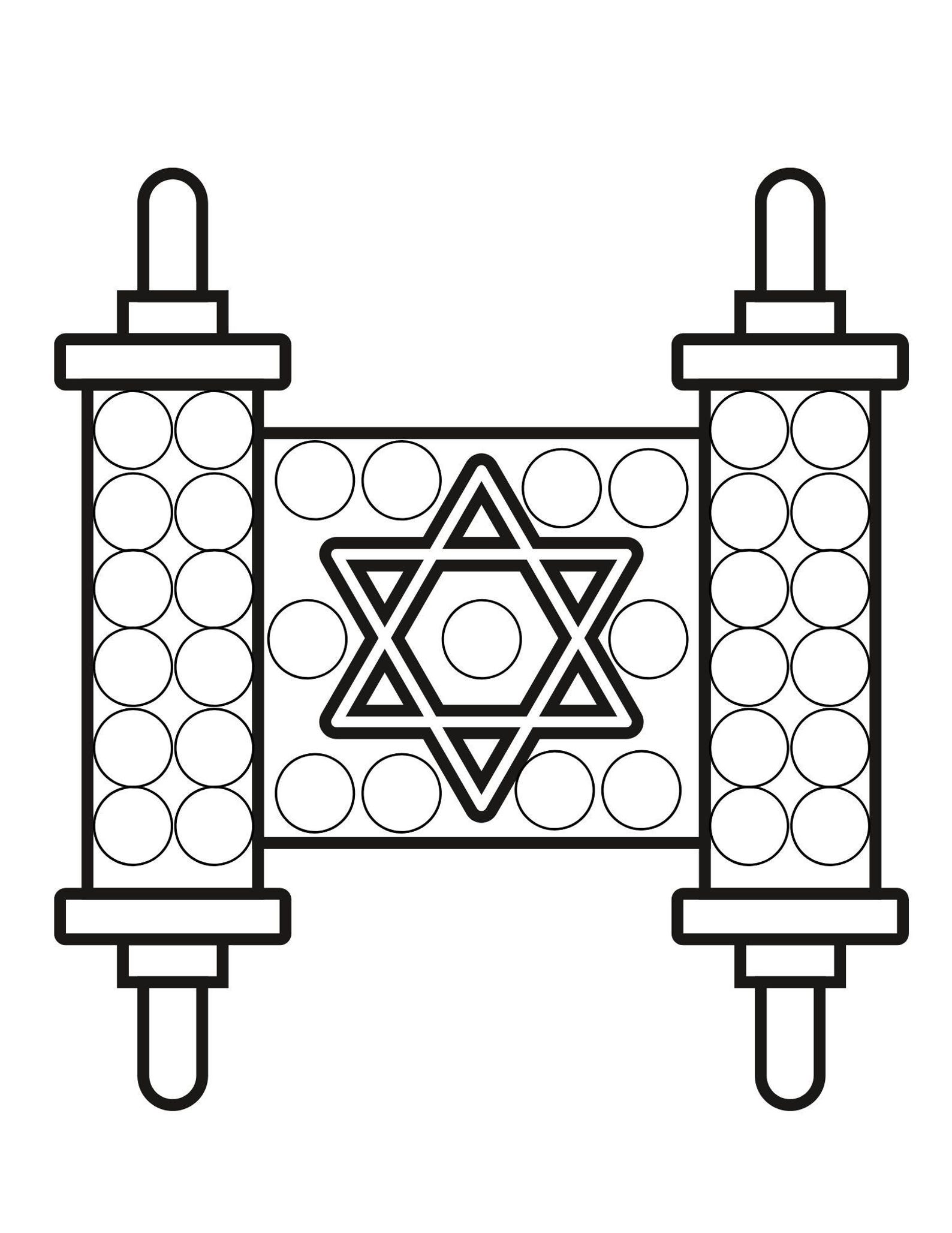 Hanukkah Dot Marker Coloring Pages, Hanukkah Do a Dot, Jewish Coloring ...