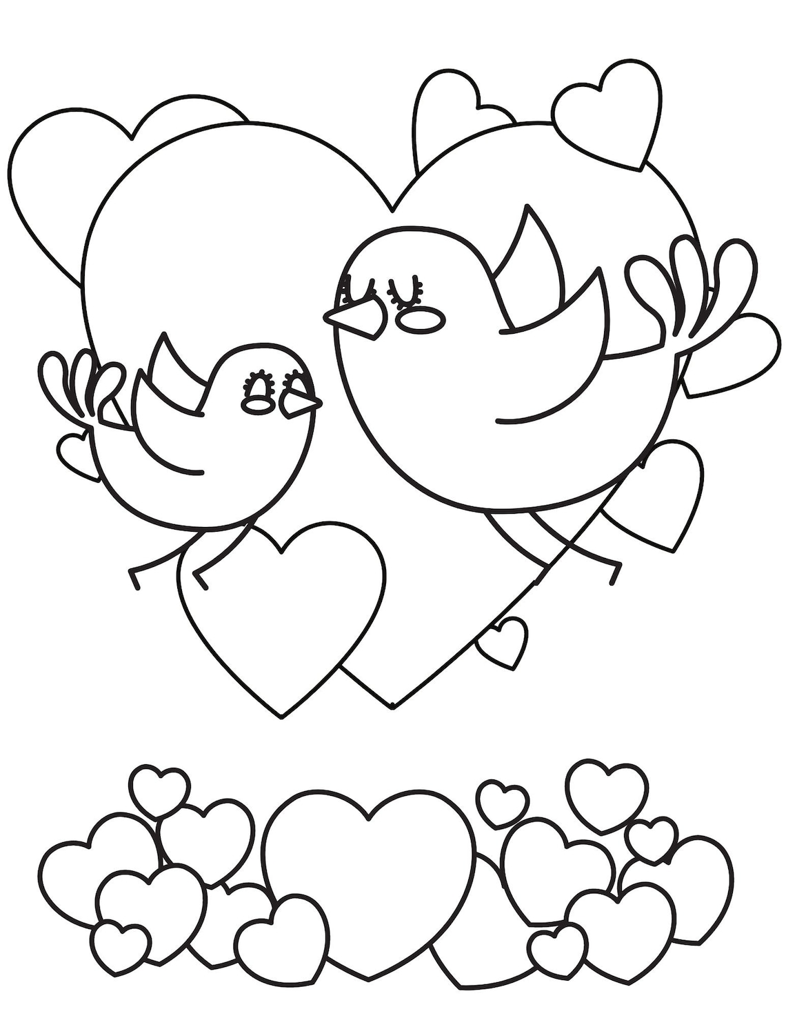 Valentine's Day Coloring Pages for Kids, Valentines Printables ...
