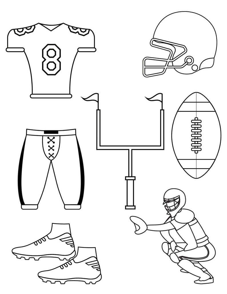 Sports Coloring Pages, Sports PDF, Sports Printables, Sport Coloring ...