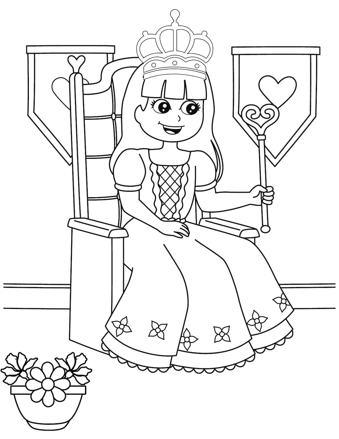 Princess Coloring Pages, Princess Printables, Princess Sheets, Princess ...
