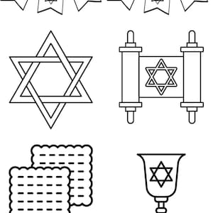 Passover Coloring Pages, Passover Printables, Jewish Coloring Pages ...