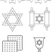 Passover Coloring Pages, Passover Printables, Jewish Coloring Pages ...