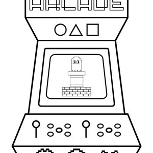 Gaming Coloring Pages, Gaming PDF, Gaming Printables, Gamer Coloring ...