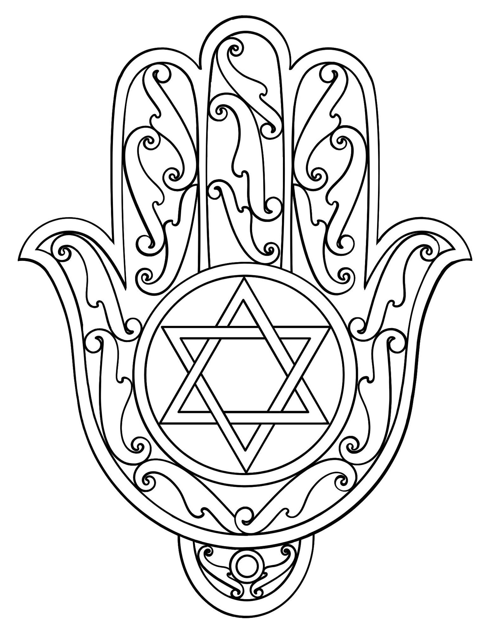 Hanukkah Coloring Pages, Hanukkah Printable, Jewish Coloring Pages ...