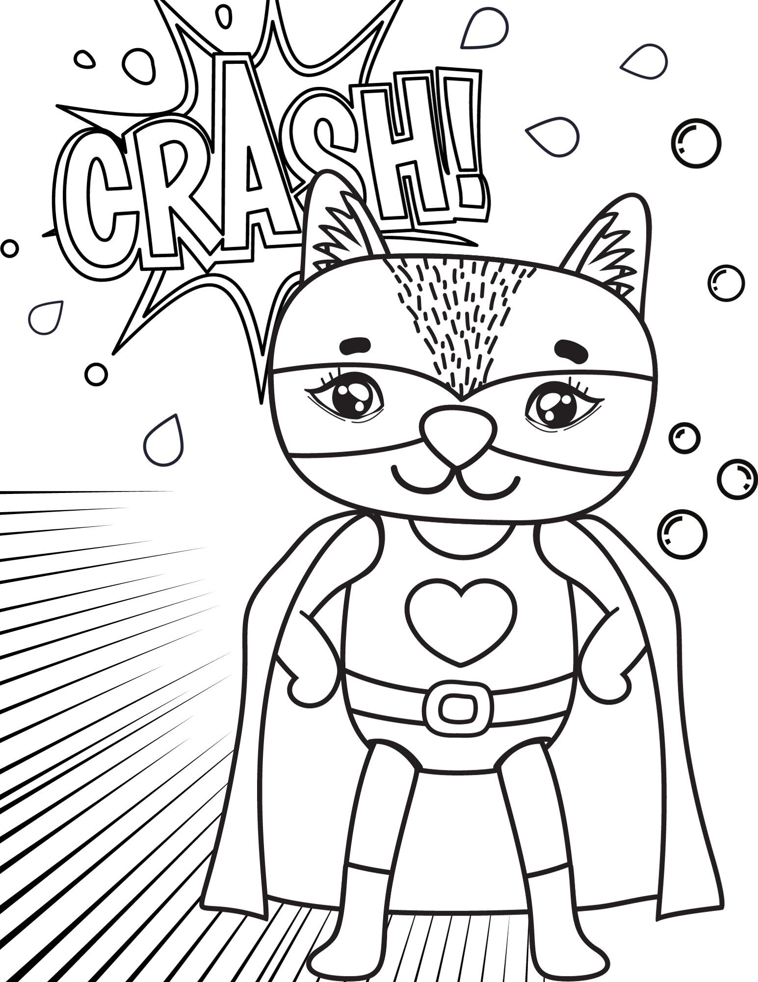 Superhero Coloring Pages, Superhero PDF, Superhero Printables, Super ...